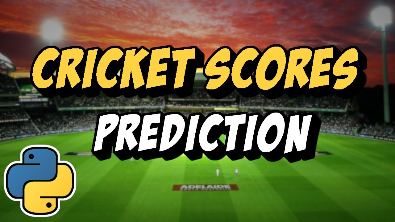 Machine Learning project : Cricket Score prediction using Python ( Beginner )
