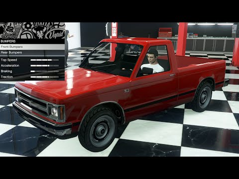 GTA 5 - DLC Vehicle Customization - Declasse Walton L35 Stock (Chevy S10)