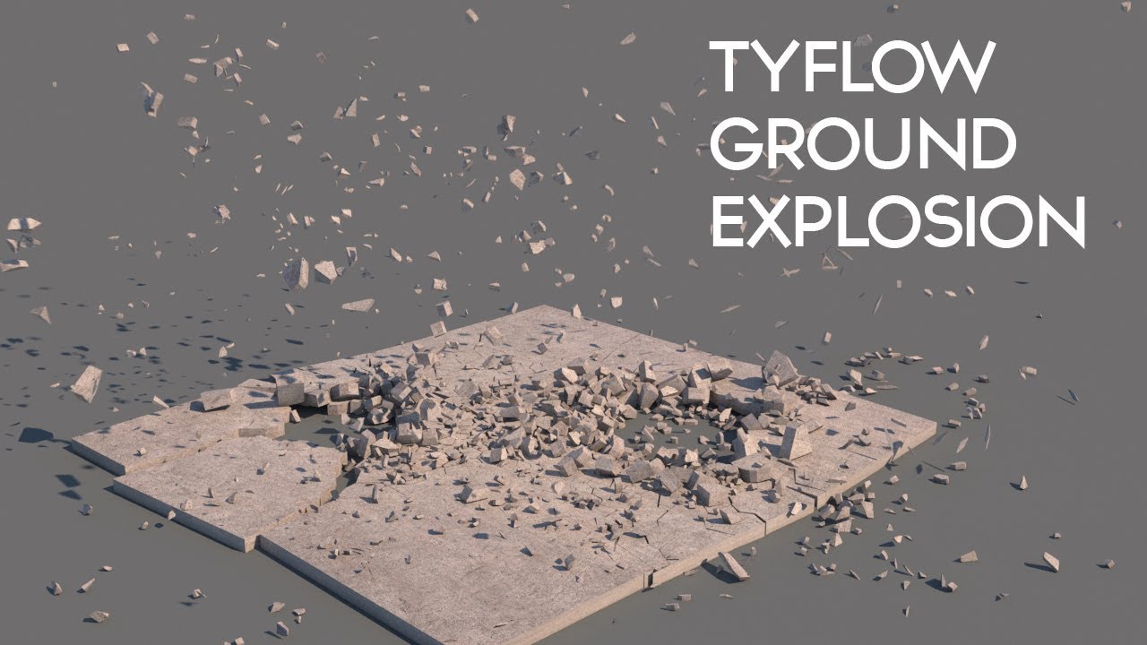 Tyflow Ground Explosion