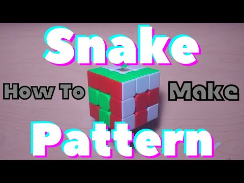 How To Make The Infinite Snake Pattern On A 3x3 Rubik's Cube #shorts