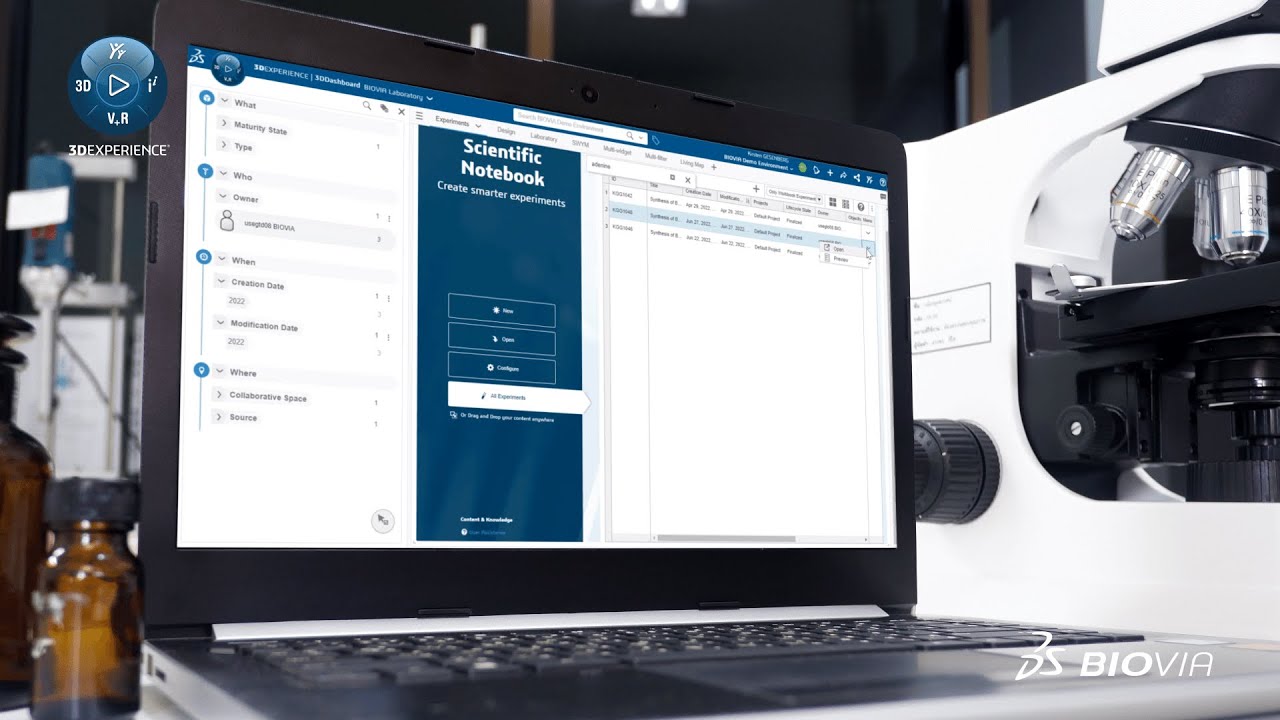 BIOVIA Scientific Notebook ELN | Good Science, Made Easy
