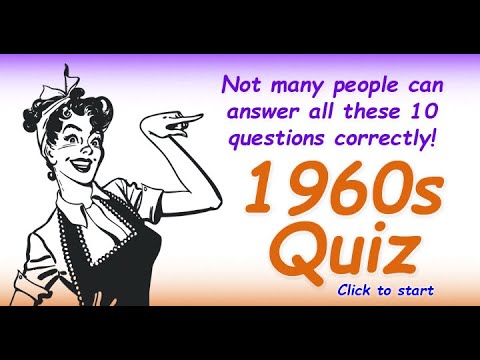 1960s History Quiz