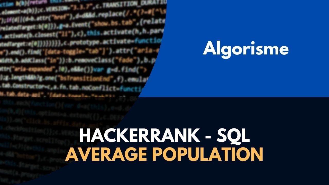 Solving Hacker Rank problem: SQL - Average Population