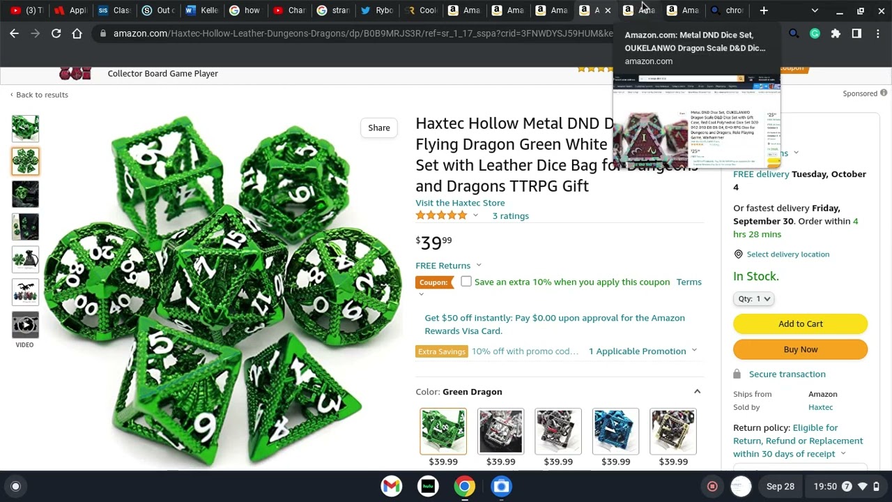 Strange DND Dice on Amazon and the Web?