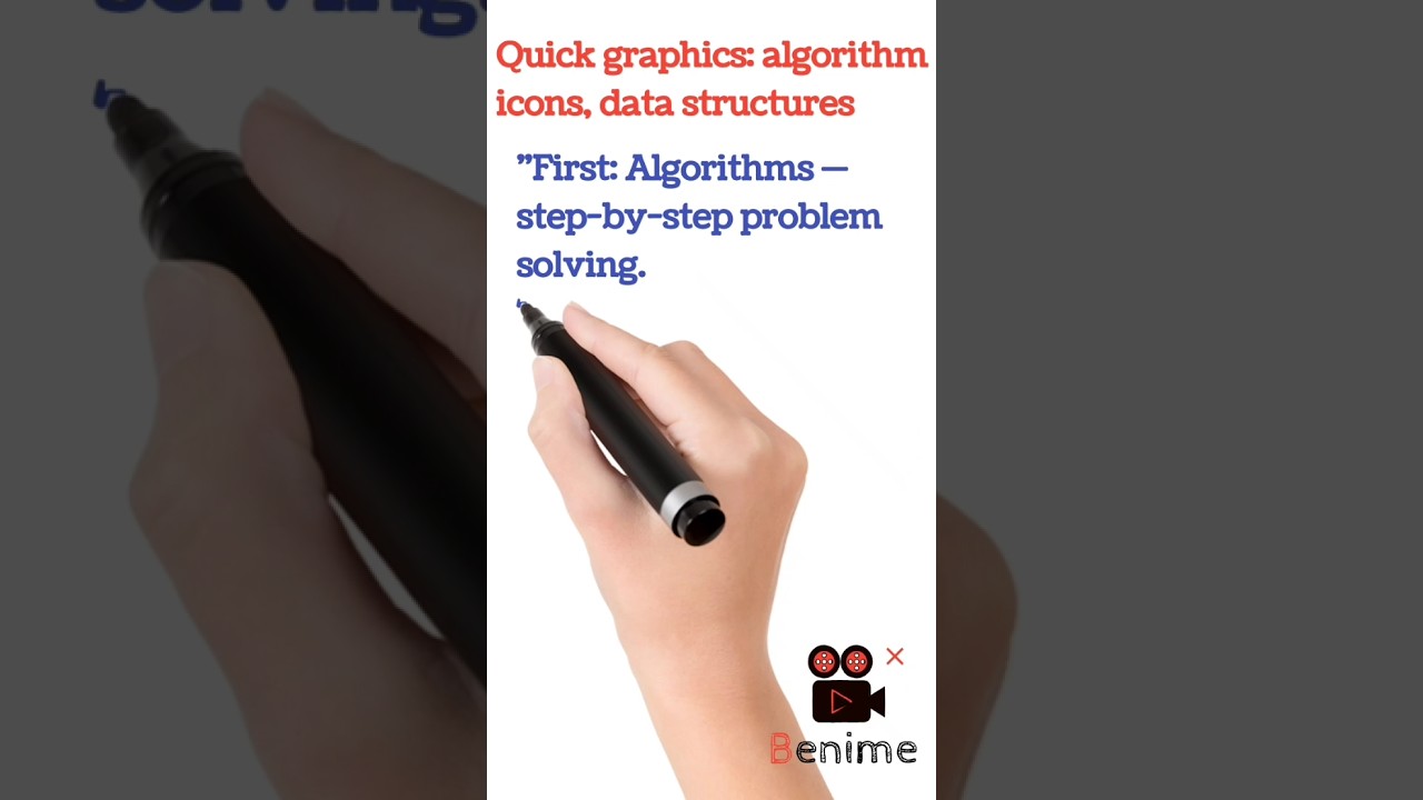 ⚡ Computer Science Concepts in Quick Graphics | Algorithms & Data Structures Explaine #codings