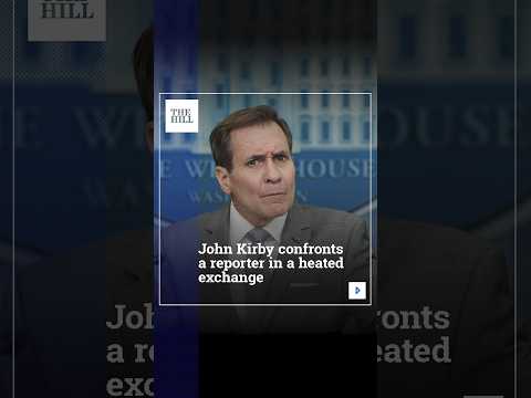 John Kirby Confronts Reporter In Heated Exchange #iran #redsea #middleeast
