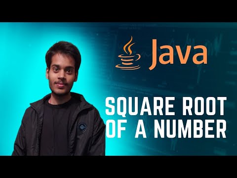Square root of a number using math library in Java #programming #java #squareroot #coding