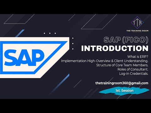 Introduction to SAP Software: How to Implement ERP with SAP FICO | Session 01