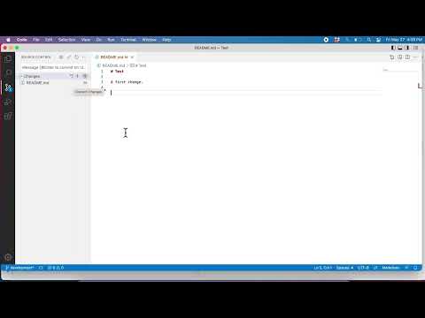 Week 2: Git discard changes using Visual Studio Code