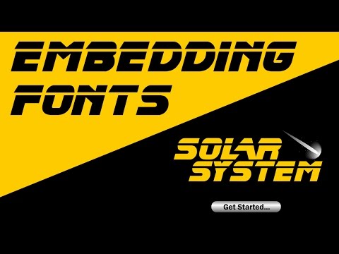 Adobe Flash - Embedding Fonts