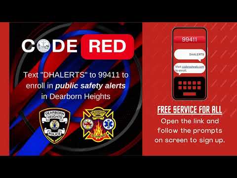 Code Red - Alert System in Dearborn Heights