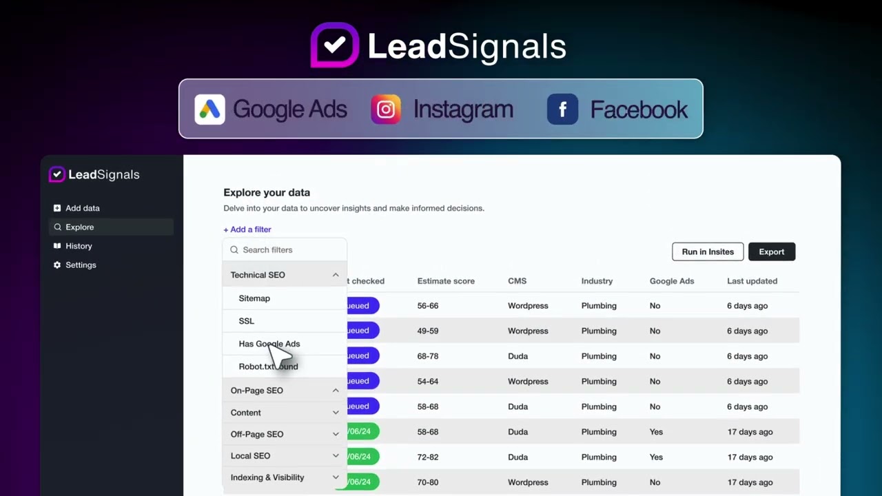Lead Signals | SaaS Explainer Video | MotionGeek Studio