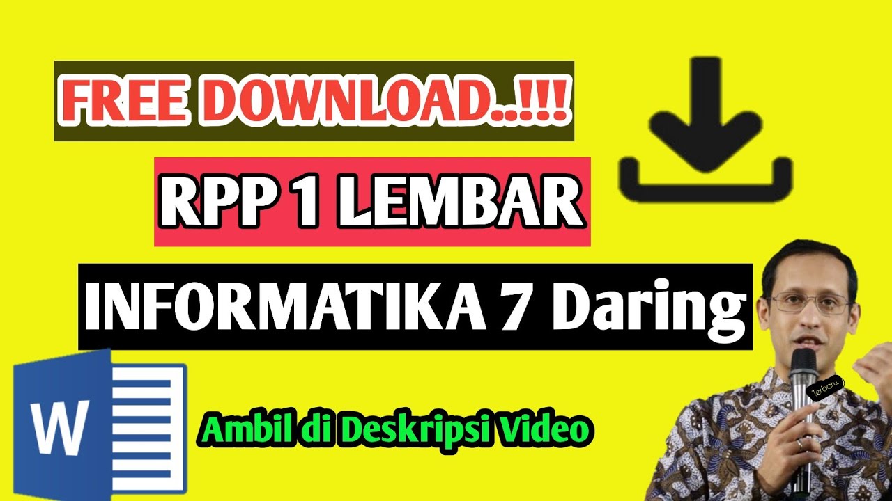 RPP Informatika SMP Kelas 7 Daring 2022