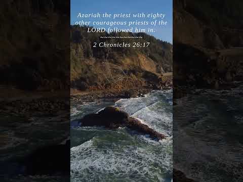 Bible | 2 Chronicles 26:17 | Azariah the priest with eighty...