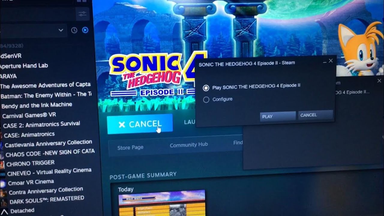 Launcher Fix for Sonic the Hedgehog 4 - Episode II - Steam