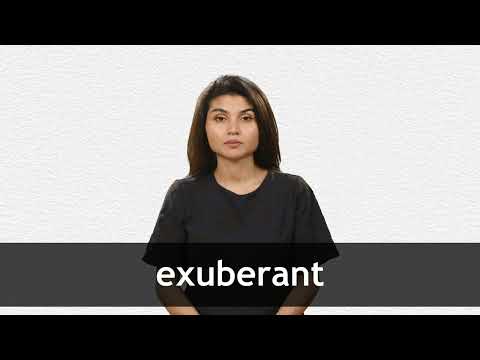 EXUBERANT - Definition & Translations | Collins English Dictionary