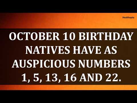 OCTOBER 10 BIRTHDAY ZODIAC PERSONALITY