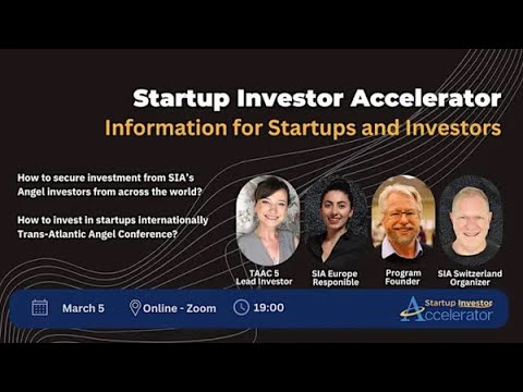 Startup Investor Accelerator - Information for Startups and Investors