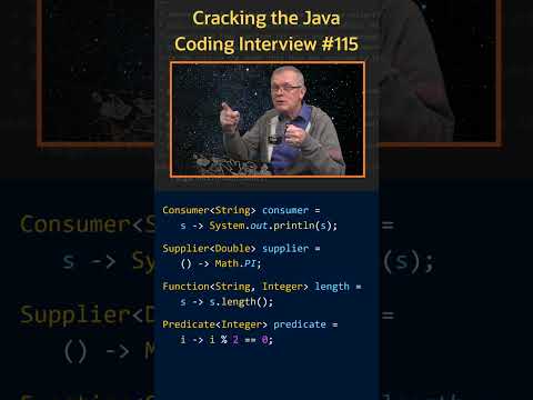 What are the four fundamental functional interfaces in Java? - Cracking the Java Coding Interview