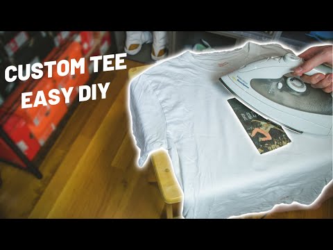 How to Put ANY Image on a Tee Shirt! (EASY DIY)