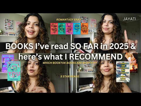 BOOKS I've read in 2025 SO FAR, and here's what I RECOMMEND | Goodreads Review Edition