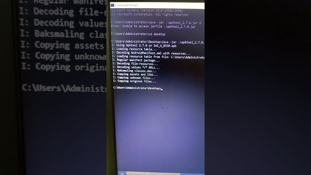 decompile l extract apk file #ithelp #shorts #apk #android #debugging #recompile