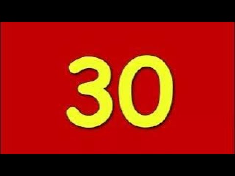 Spanish numbers 1-30 - Count to 30 in spanish