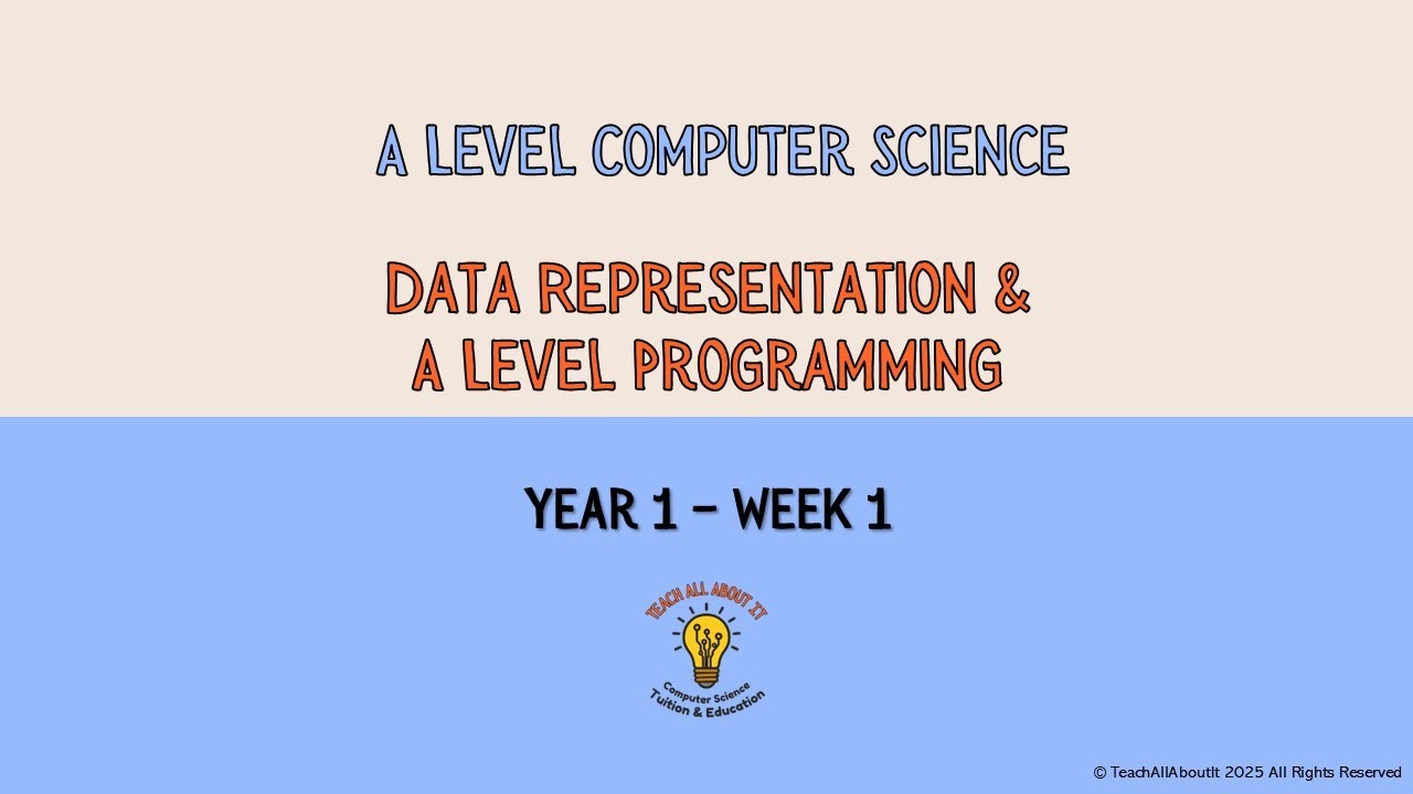 OCR - A Level Computer Science Online - Week 1 : Data Representation