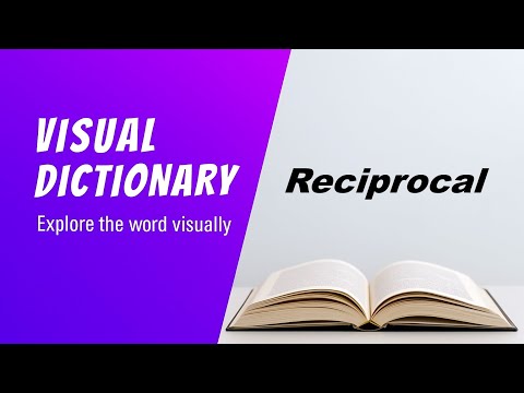 Reciprocal Meaning | Reciprocal Definition | Reciprocal Pronunciation | Visual Dictionary