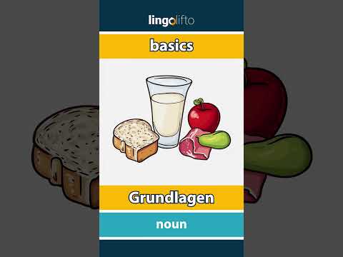 🇬🇧🇩🇪 basics - Grundlagen : learn English : Lernen wir Englisch : vocabulary builder