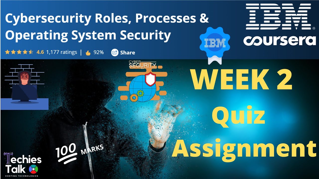 Coursera : Cybersecurity Roles,Processes & Operating System Security WEEK 2 Part1 Quiz Answers | IBM