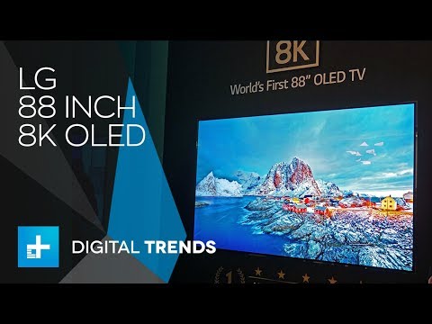 LG 88inch 8K OLED TV - Hands On at IFA 2018