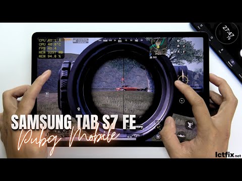 Samsung Tab S7 FE PUBG Gaming test Update | Snapdragon 750G