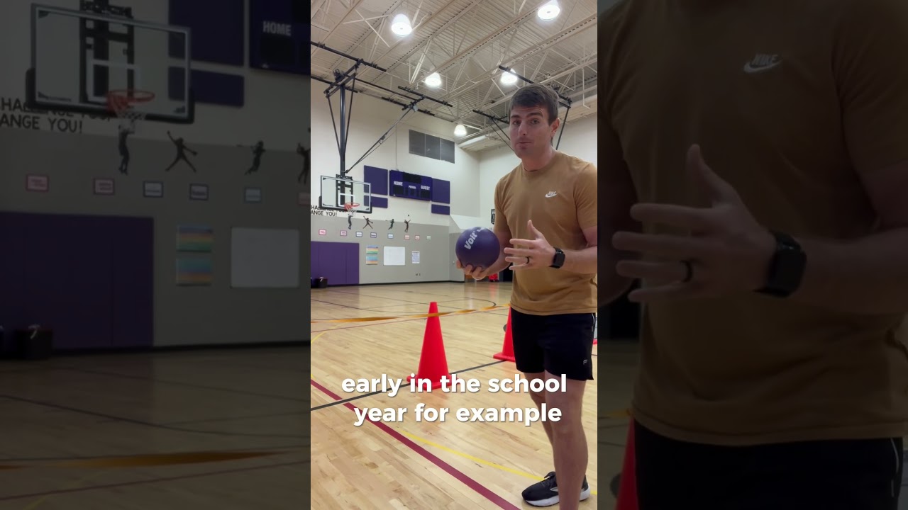 PE Hack 🚨Jump Bands + Cones = great boundaries for younger grade students early in the school year!