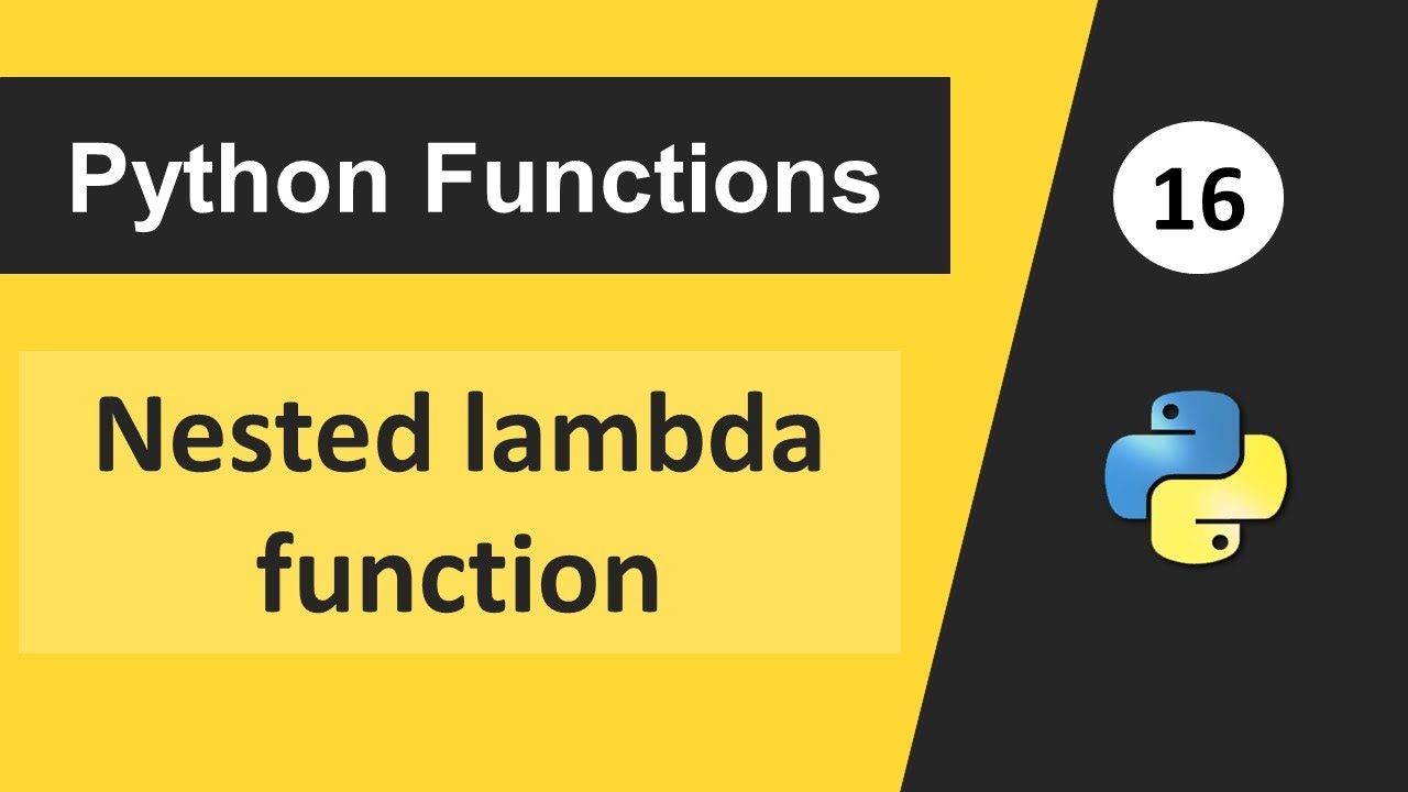 Nested Lambda Function in Python | Advanced Python Tutorial in Hindi