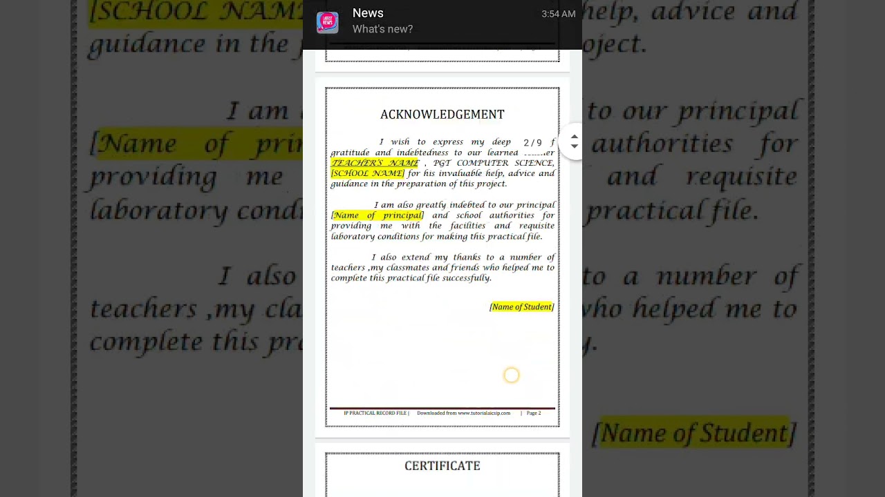 Class 12th IP practicals cs project file class 12th