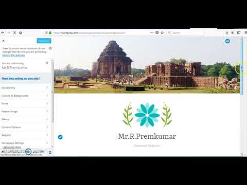 How to create a webpage using WordPress – Mr.R.Premkumar