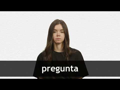 How to pronounce PREGUNTA in European Spanish