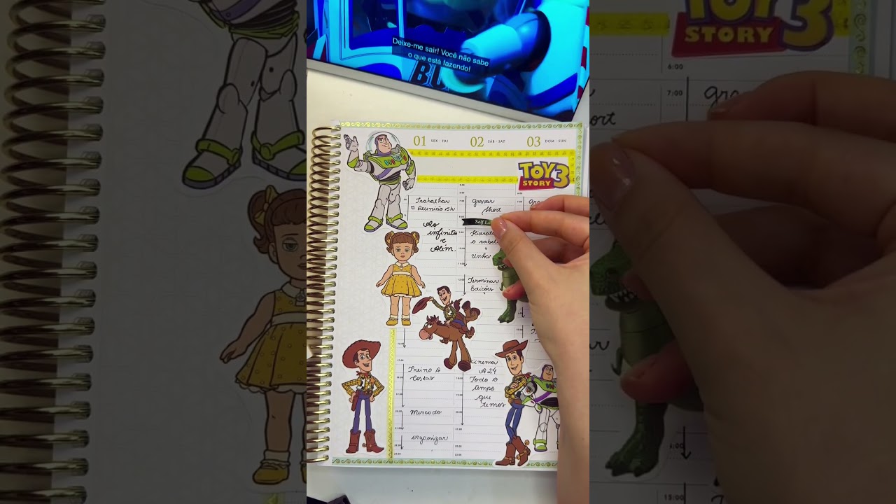 #toystory #disney #planner #paperview #sticker #notes #planwithme