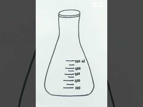 Conical Flask Drawing | Chemistry |