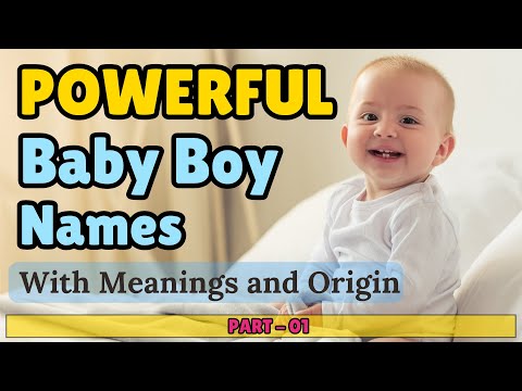 Powerful Baby Boys Names 2023 | Baby Names with Meanings & Origin | Cuddles Lane #baby #babyboy