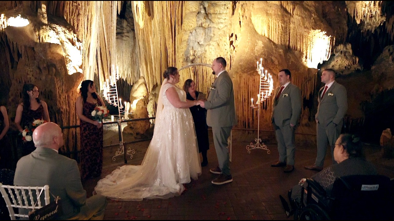 Luray Caverns Wedding | Marc & Erin | Stunning Cave Ceremony in Virginia