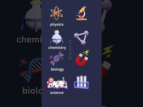 Science vocabulary words