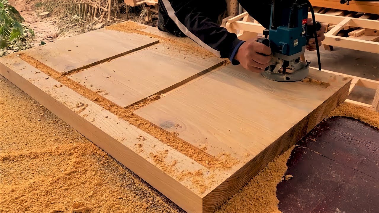 Ingenious Techniques Woodworking Workers || Inspired Art Woodworking Curved Wooden Furniture