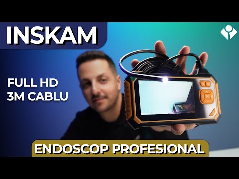 Endoscop profesional cu 2 senzori și display | Inskam SS-ED113B-2