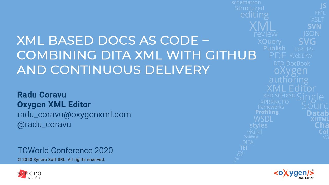 XML Based Docs As Code – Combining DITA XML With GitHub and Continuous Delivery