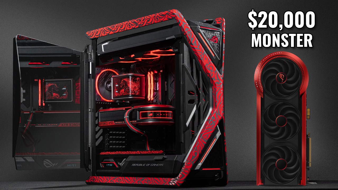 My Most Expensive PC Build Ever | $20,000 RTX 5090 Matrix Gaming PC Setup