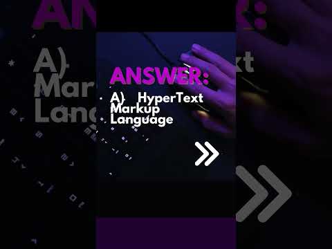 #BitsNBytesQuiz - the acronym "HTML" stand for #shorts #youtubeshorts #computer