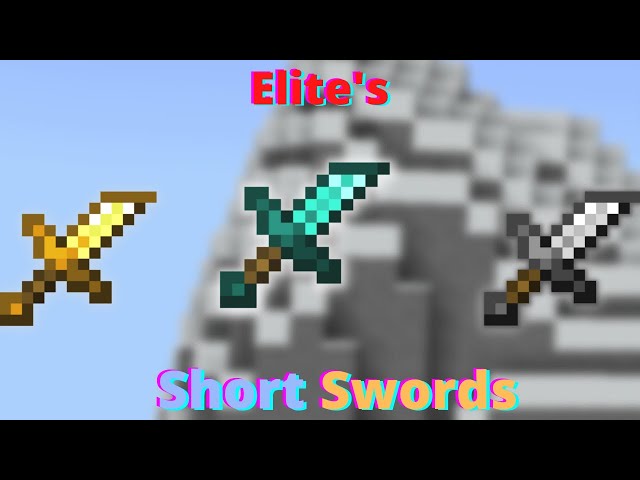Elite's Short Swords Minecraft Texture Pack