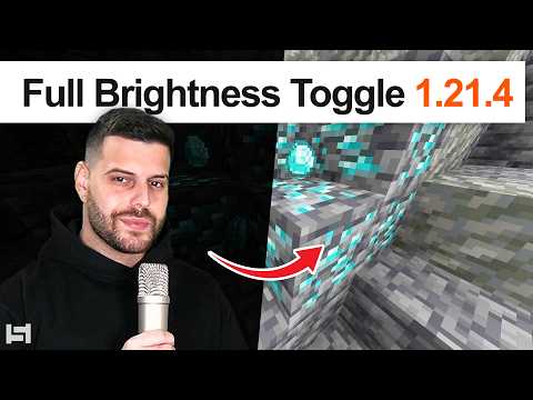 How to Download & Install Full Brightness Toggle Mod for Minecraft 1.21.4